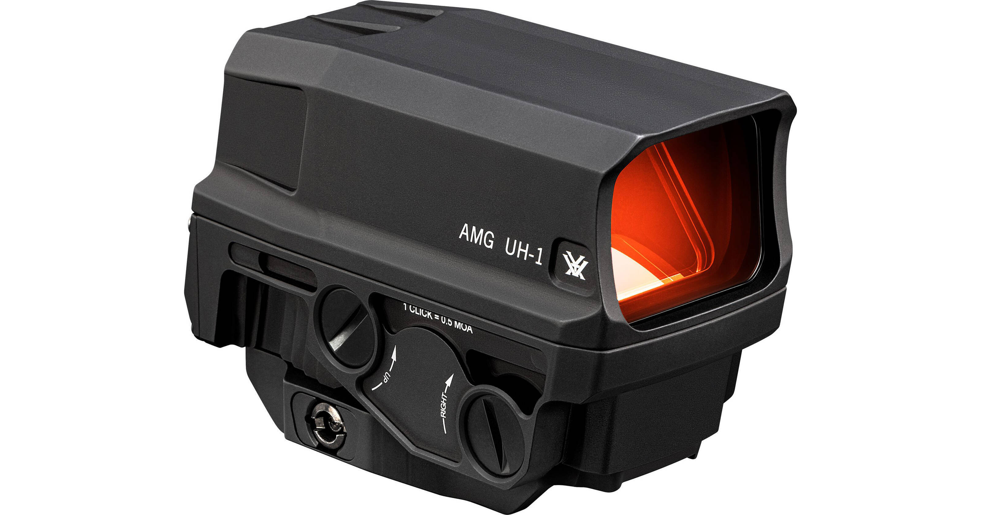 RHAM UH-1 STYLE RED DOT OPTIC, QD RAIL FITTING, HIGH QUALITY | Ops Airsoft