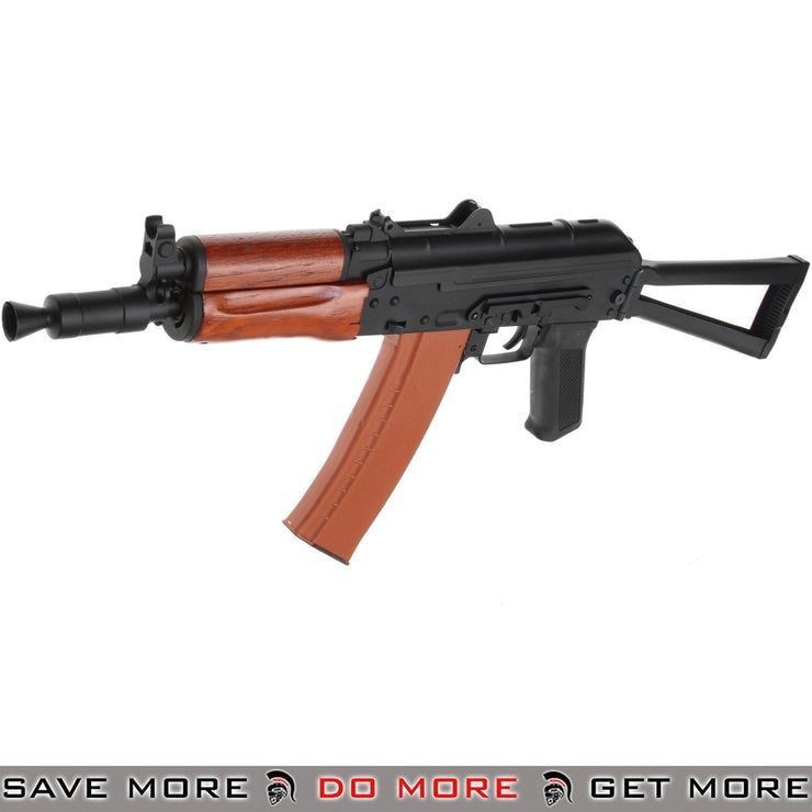 DOUBLE BELL AKS 74U STEEL, REAL WOOD AEG | Ops Airsoft